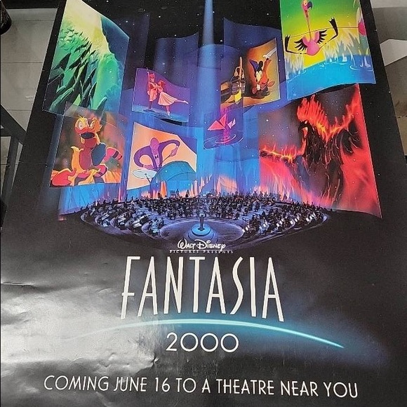 Disney | Art | Disney Vintage Fantasia 200 Original Imax Movie Double ...